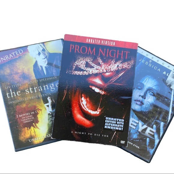 Media | Horror Scary Dvd Prom Night The Eye The Strangers | Poshmark
